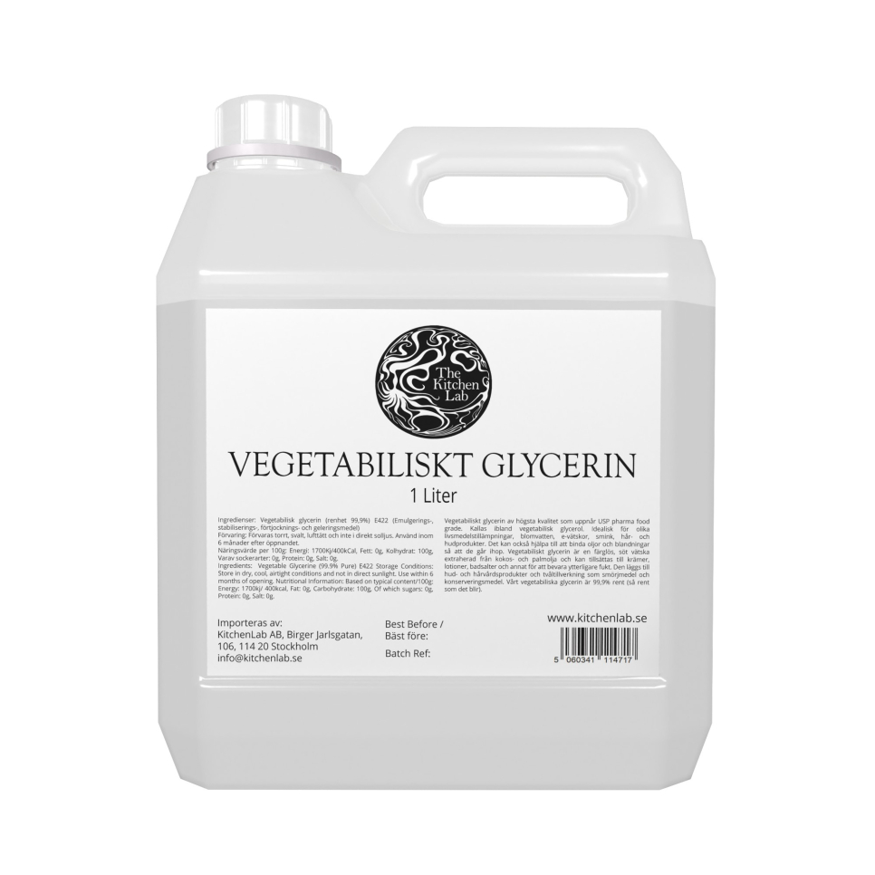 Kasvipohjainen glyseroli, 1 litra - Special Ingredients – Shoppaile ...